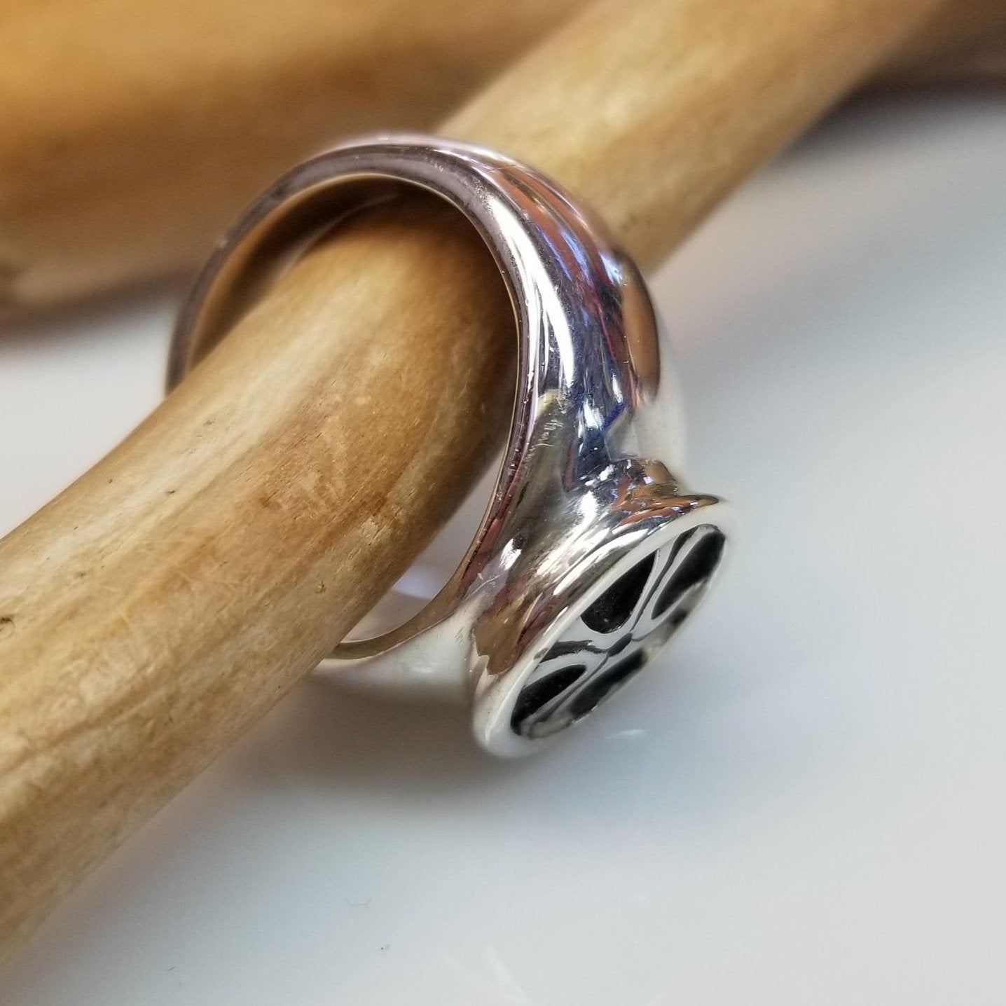 Hand-Carved Maltese Cross Solid Silver Signet Ring - Knights of Malta ...